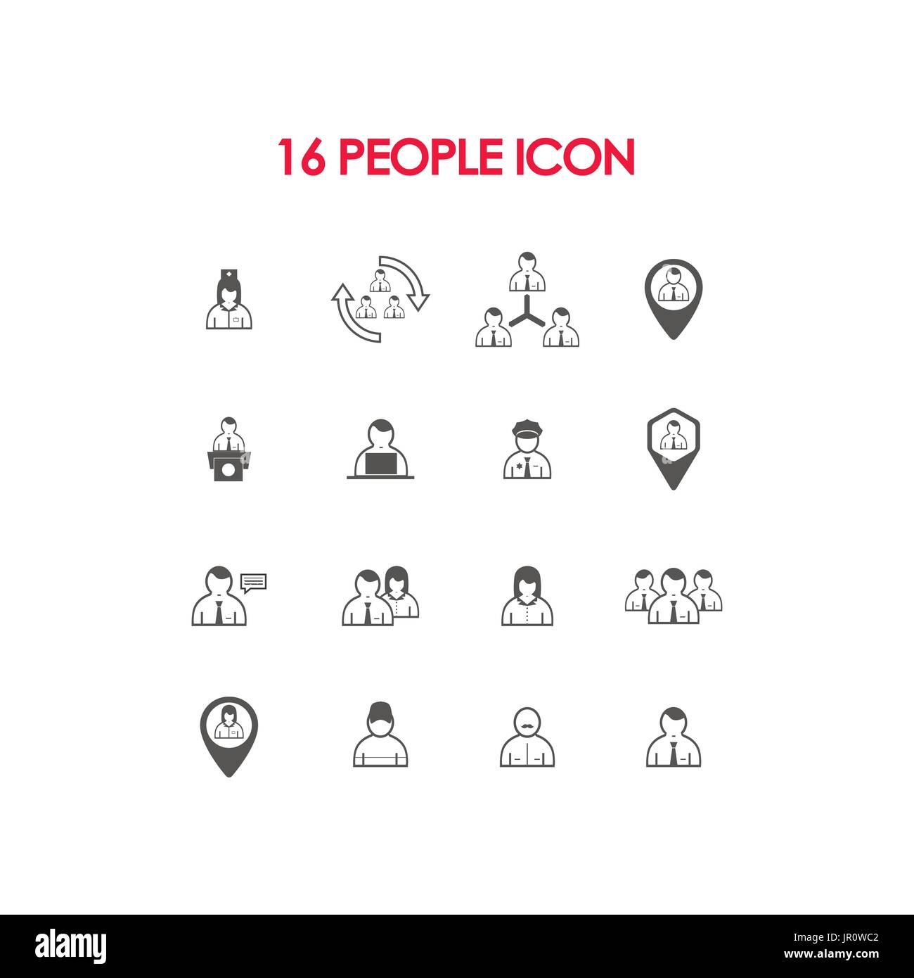 Set people vector design icon Stock Vector Image & Art - Alamy