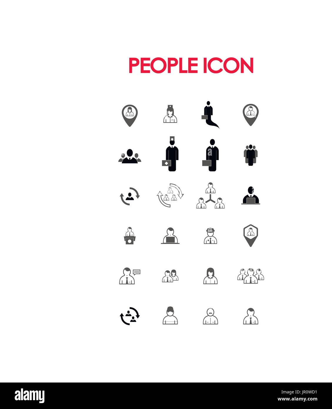 Avatar women design Cut Out Stock Images & Pictures - Alamy