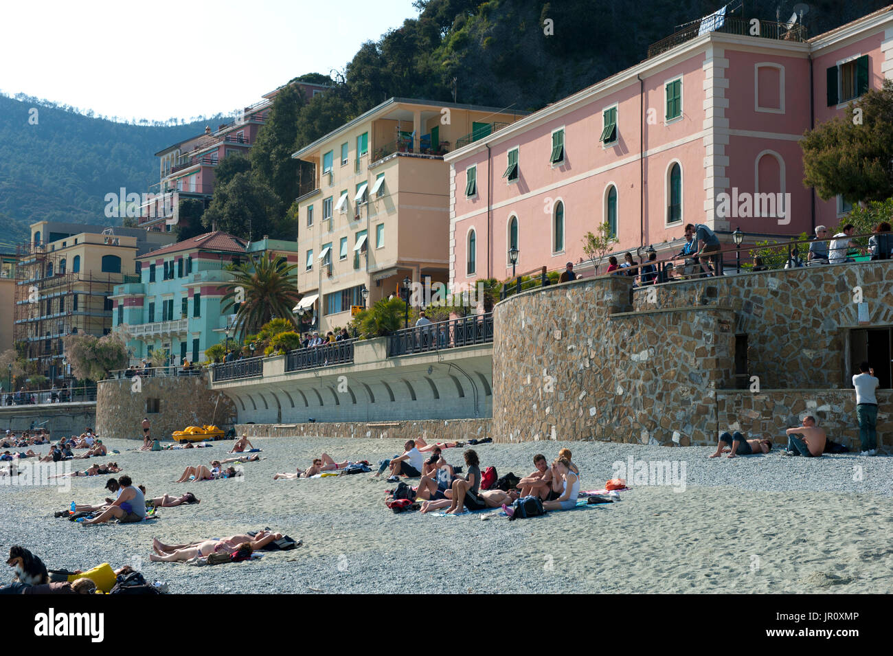 General view of Monterosso Al Mare, Cinque Terra, Italy Stock Photo - Alamy
