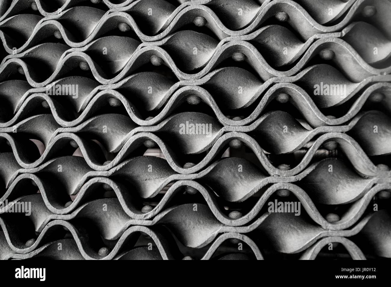 Wavy metal gate hi-res stock photography and images - Alamy