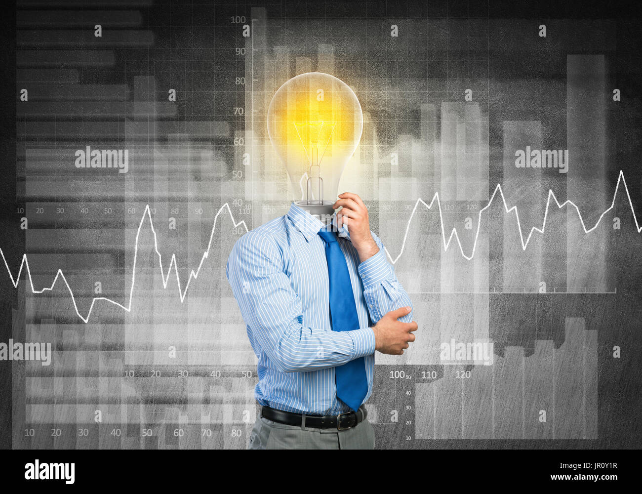 Man thinking over his idea Stock Photo - Alamy