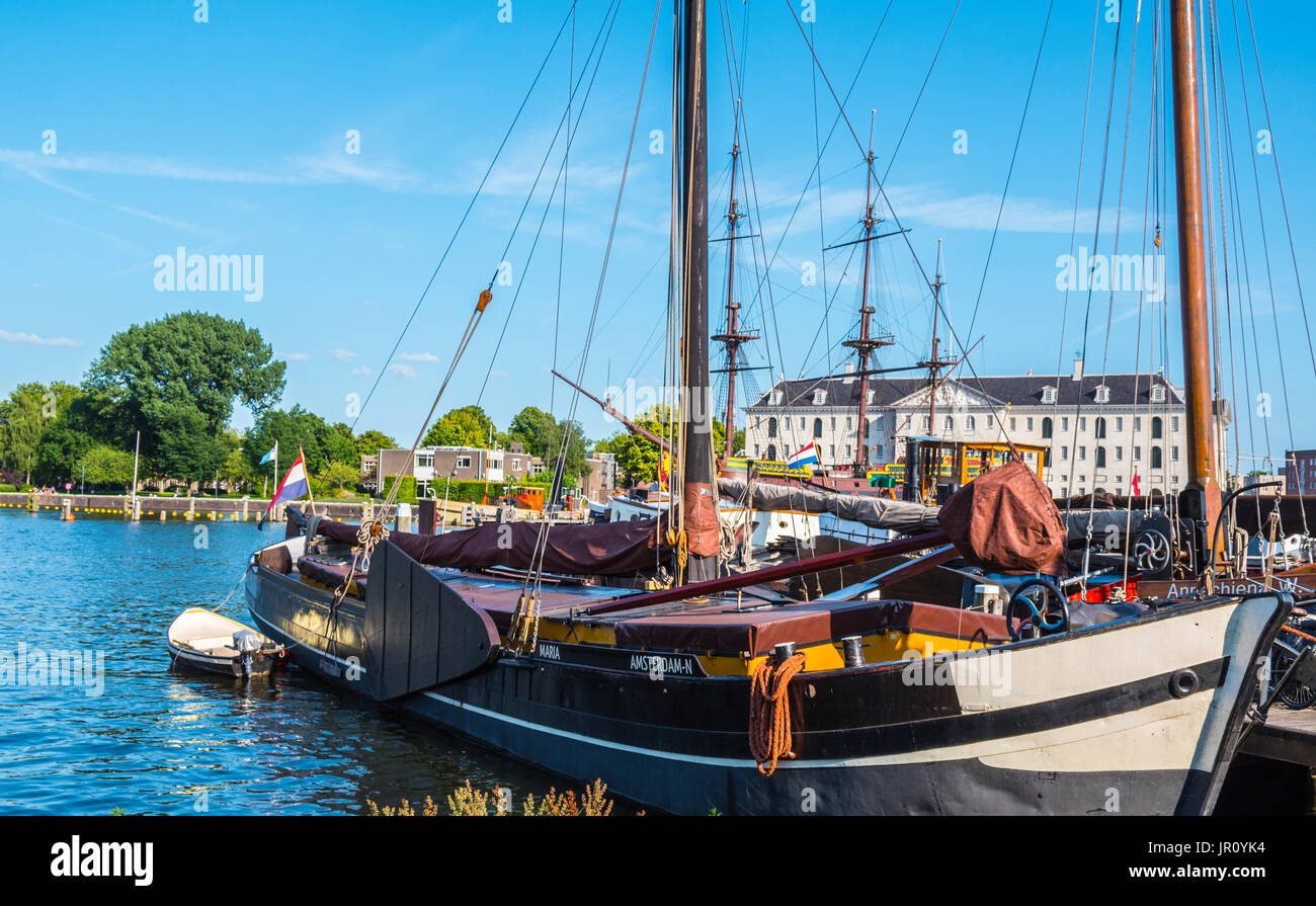 Beautiful boats in the harbor of Amsterdam - AMSTERDAM - THE ...