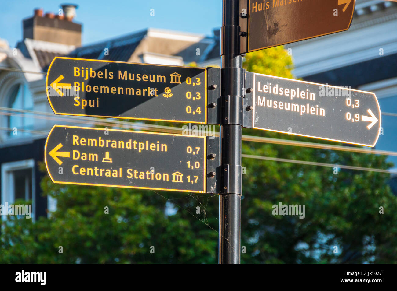 Holland signs netherlands europe european sightseeing hi-res stock ...