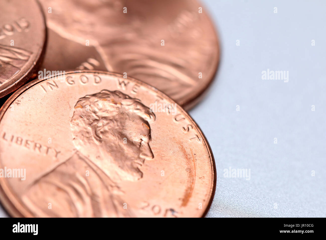 American pennies pile hi-res stock photography and images - Alamy
