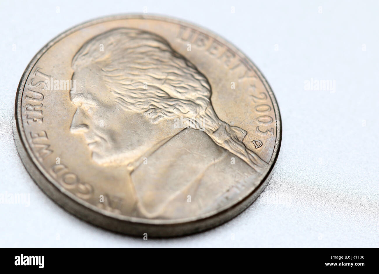 American nickel isolated hi-res stock photography and images - Alamy