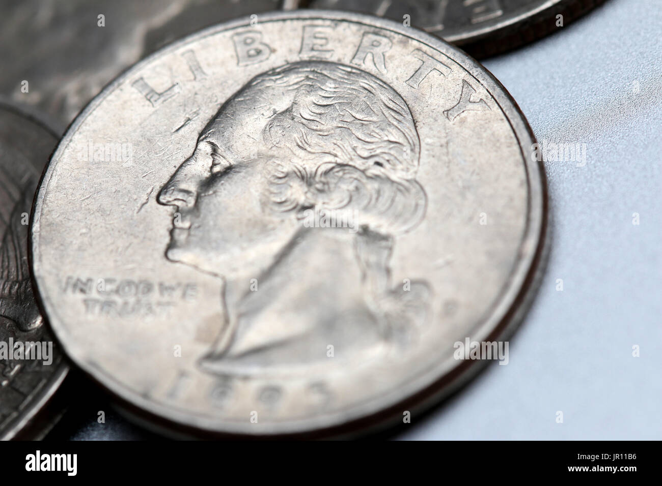 Pile of change isolated usa hi-res stock photography and images - Alamy