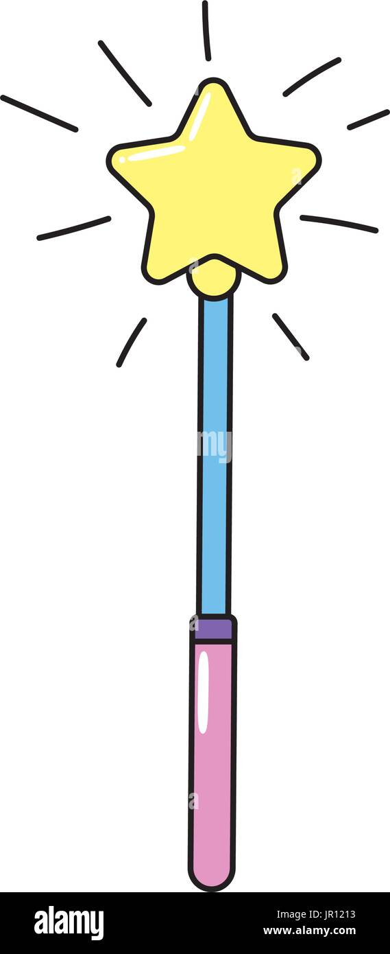 star magic wand design and wizard symbol Stock Vector Image & Art - Alamy