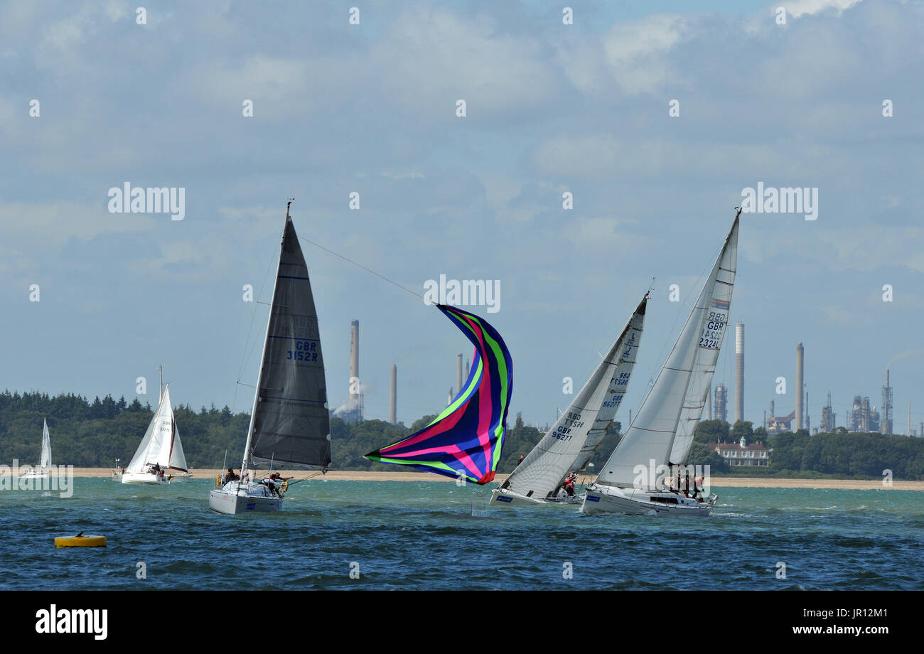 cowes week yachting regatta on the isle of wight racing royal yacht ...