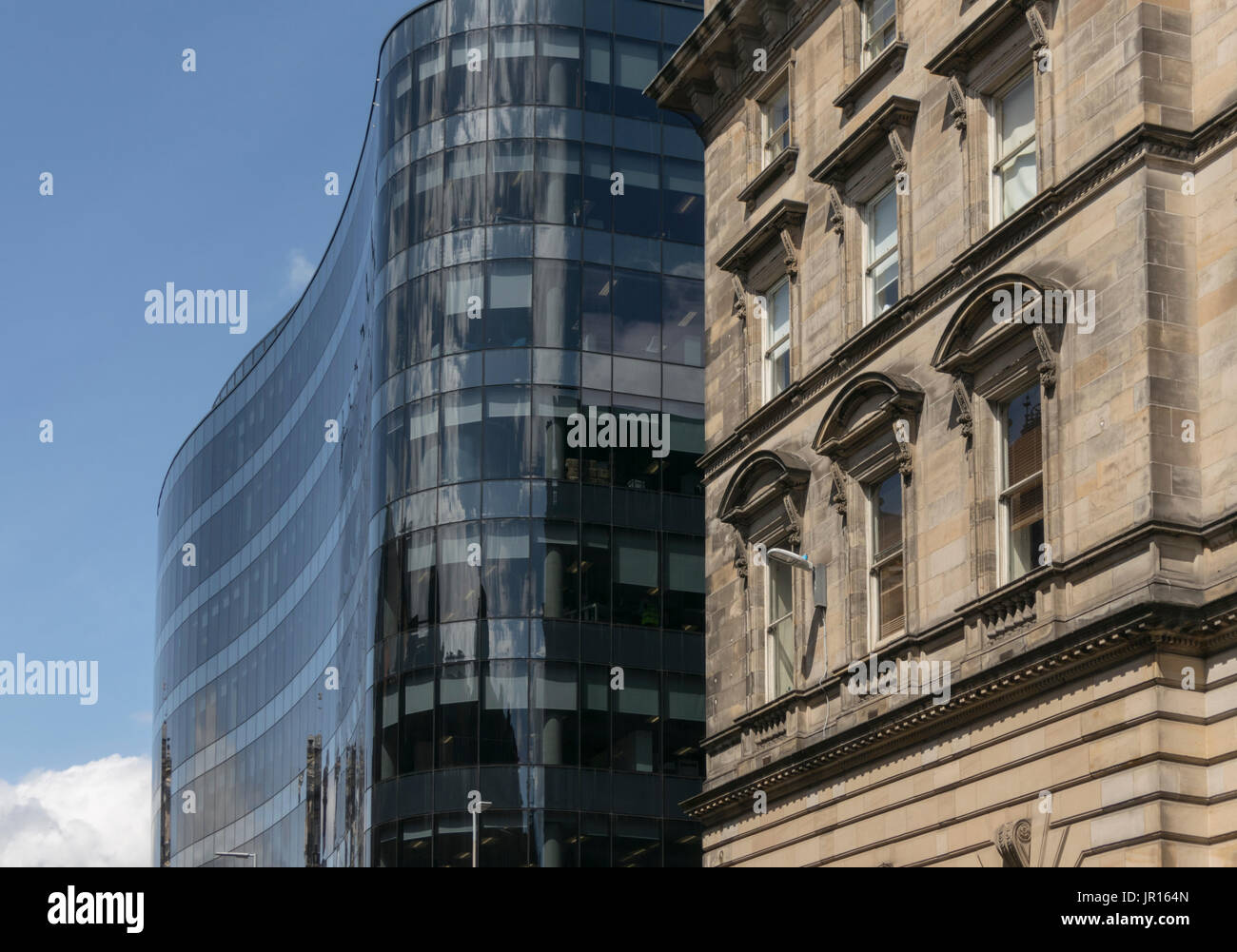 Architecture of Regeneration of Glasgow city center, Scotland,UK Stock ...