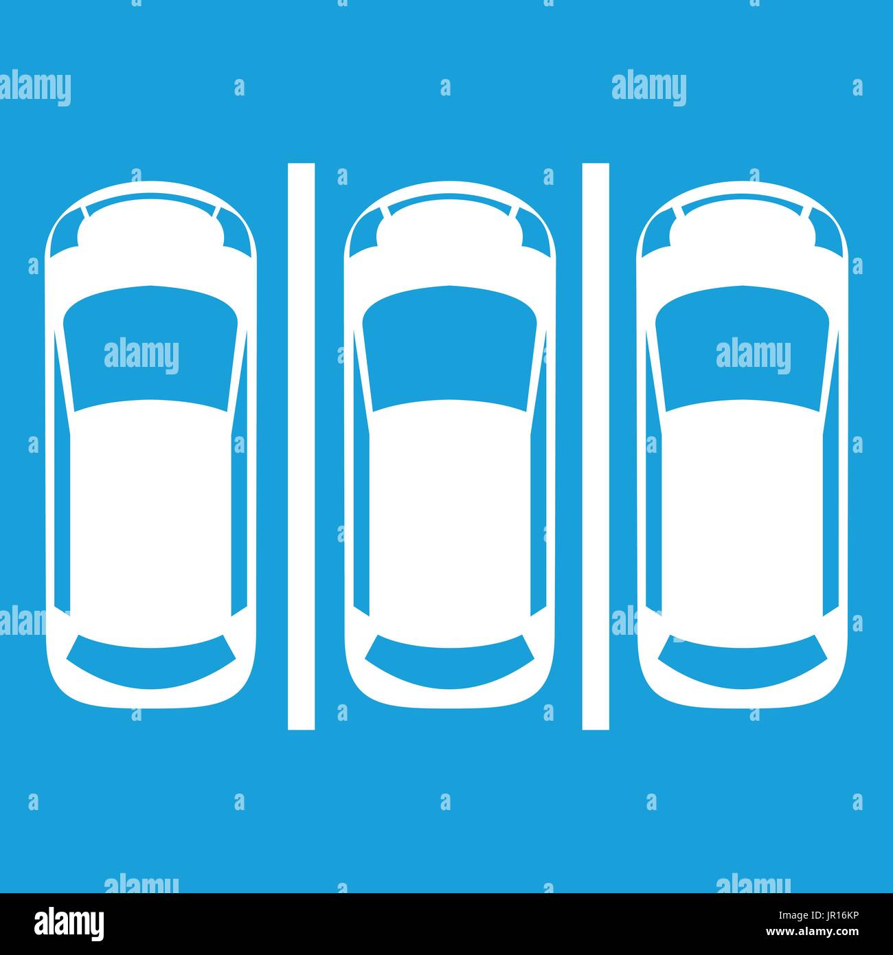 Car parking icon white Stock Vector Image & Art - Alamy