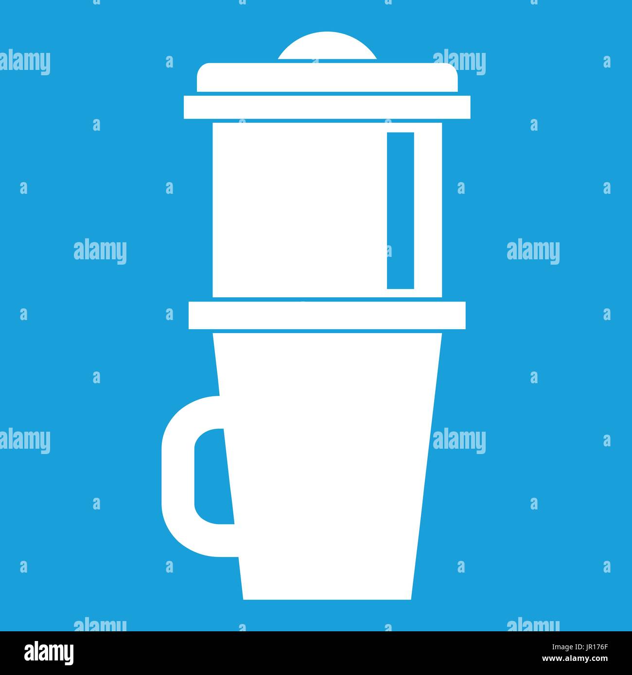 Mug for coffee icon white Stock Vector Image & Art - Alamy