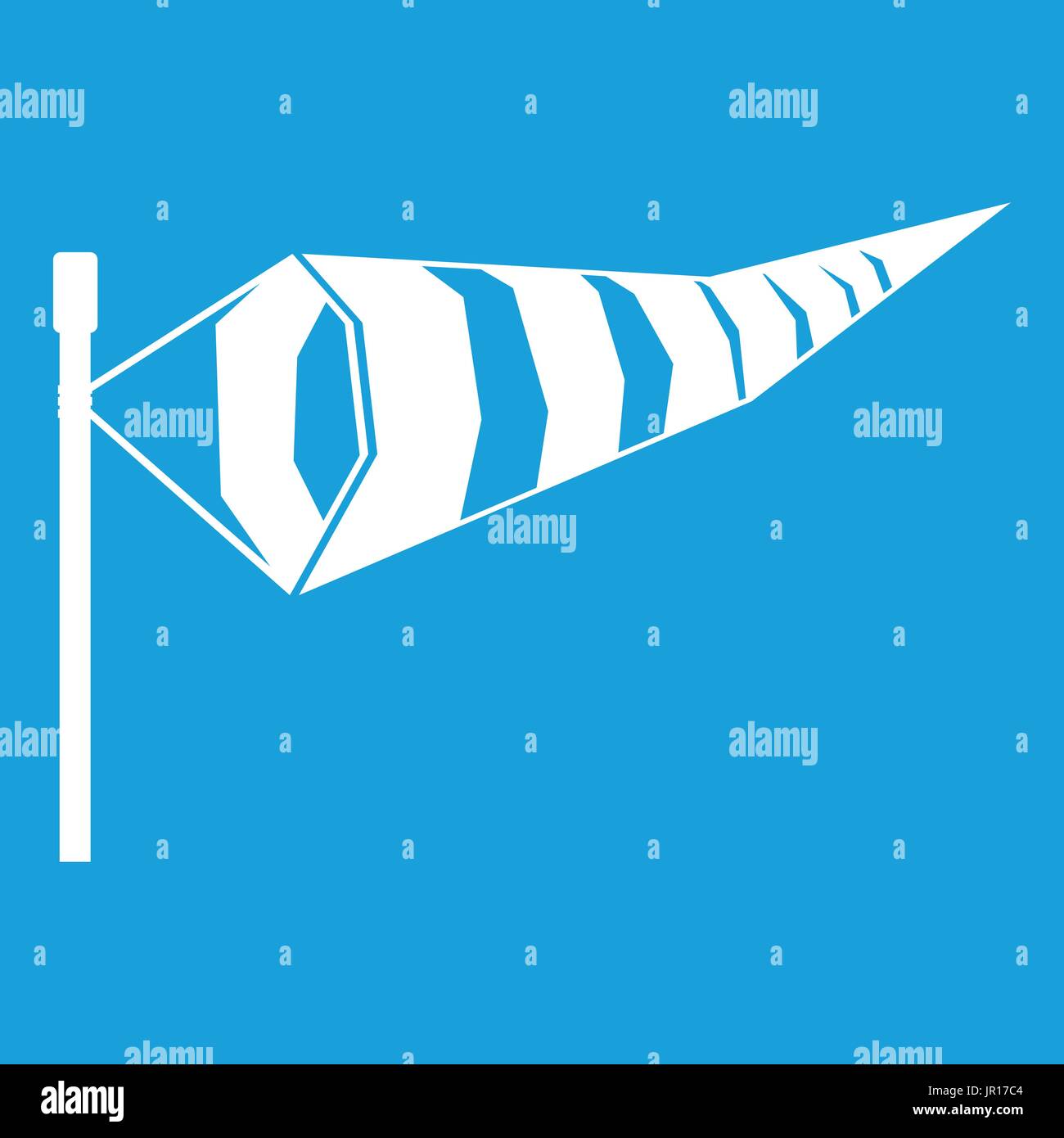 Windsock icon white Stock Vector Image & Art - Alamy