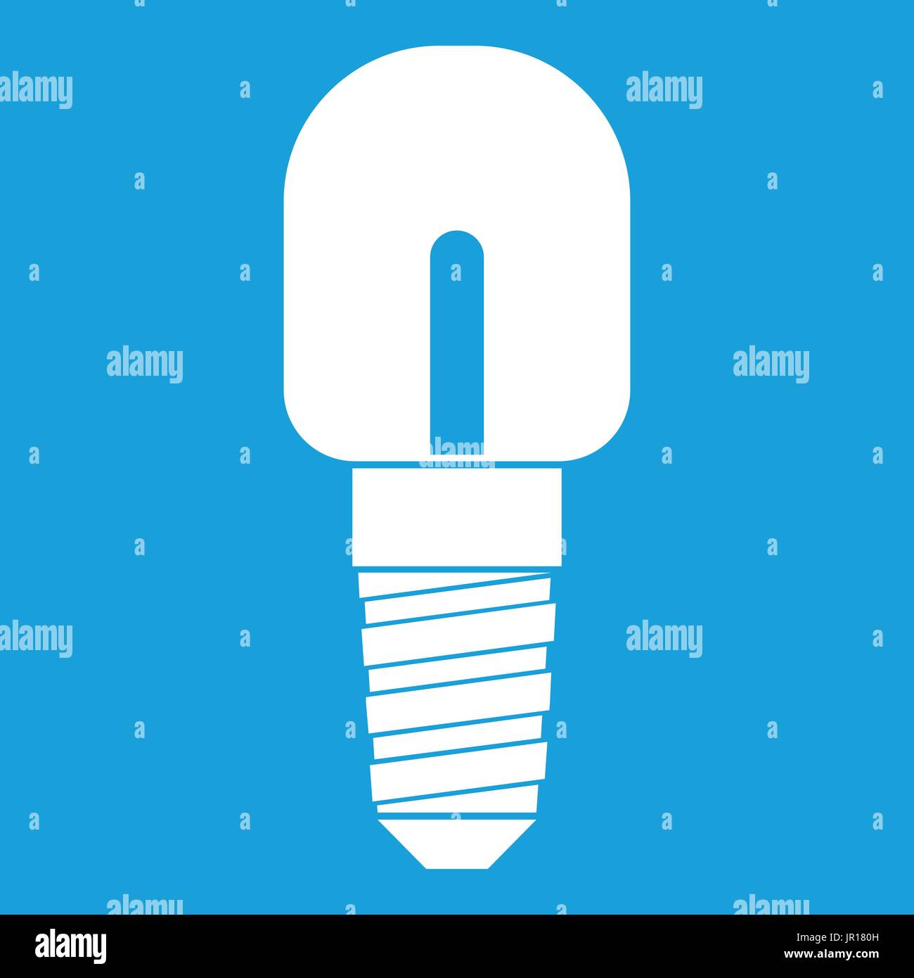 Light bulb icon white Stock Vector Image & Art - Alamy