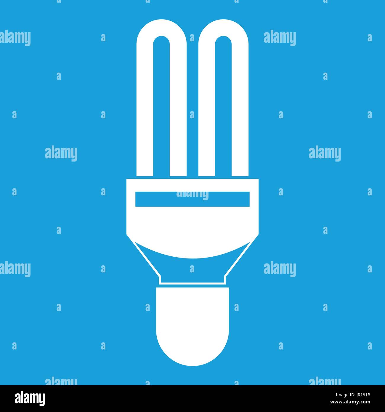 Fluorescence lamp icon white Stock Vector Image & Art - Alamy