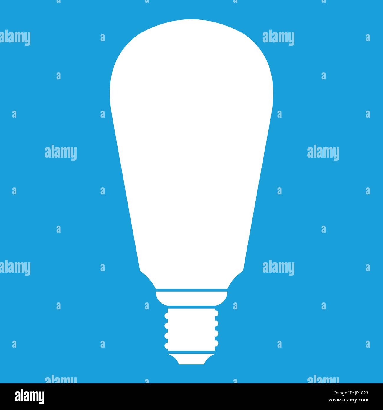 Light bulb icon white Stock Vector Image & Art - Alamy