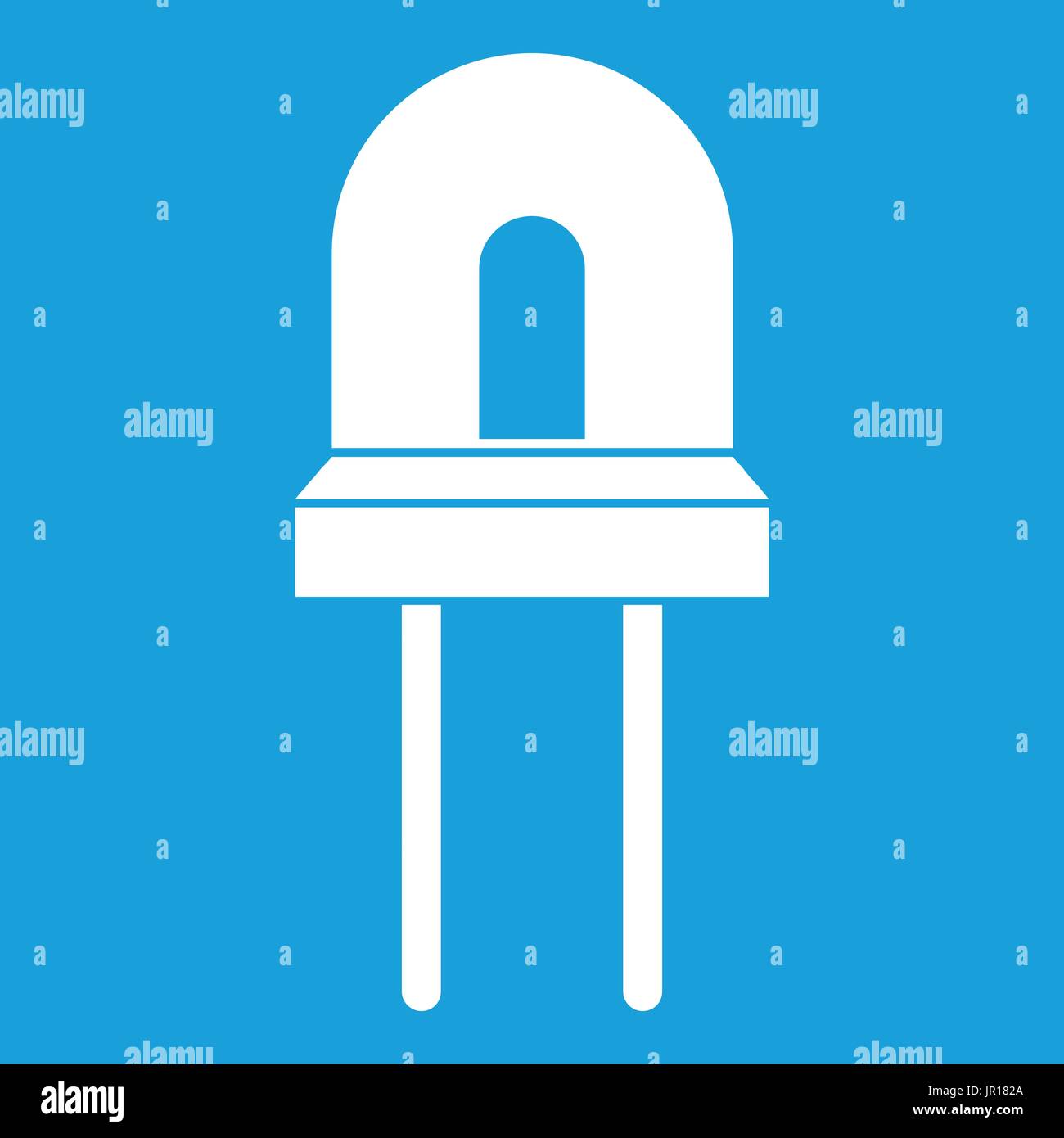 Halogen lamp icon white Stock Vector Image & Art - Alamy