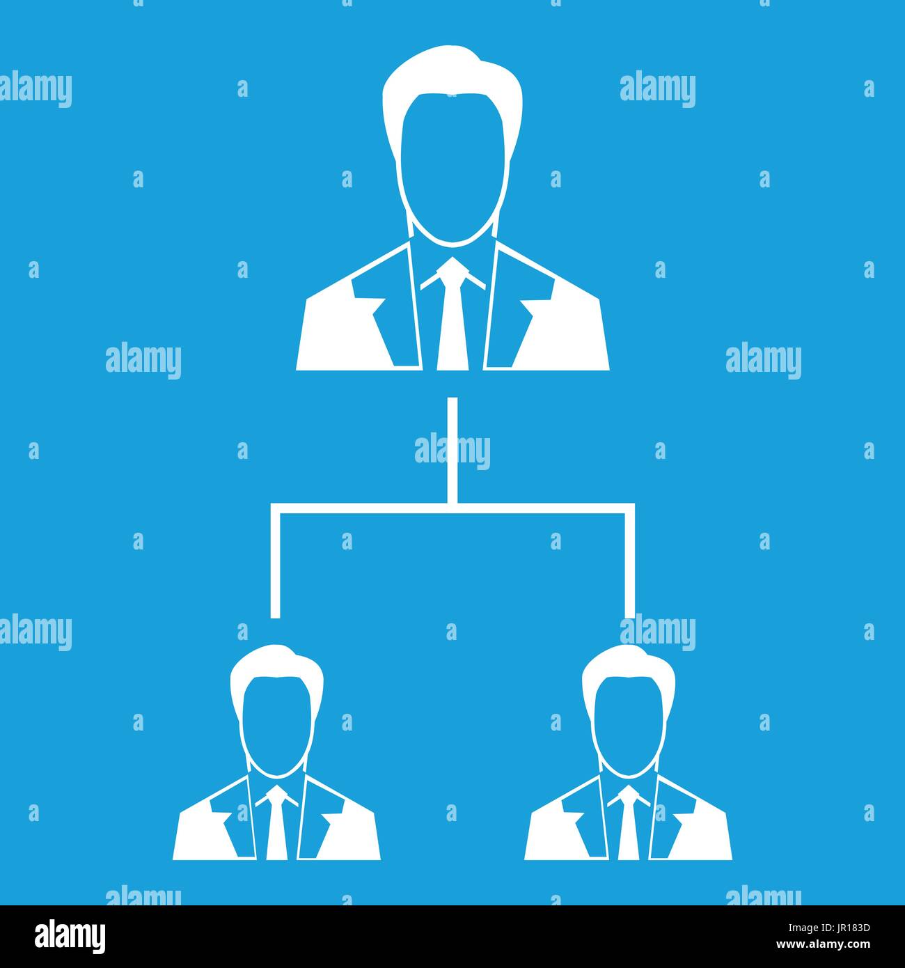 Company structure icon white Stock Vector Image & Art - Alamy