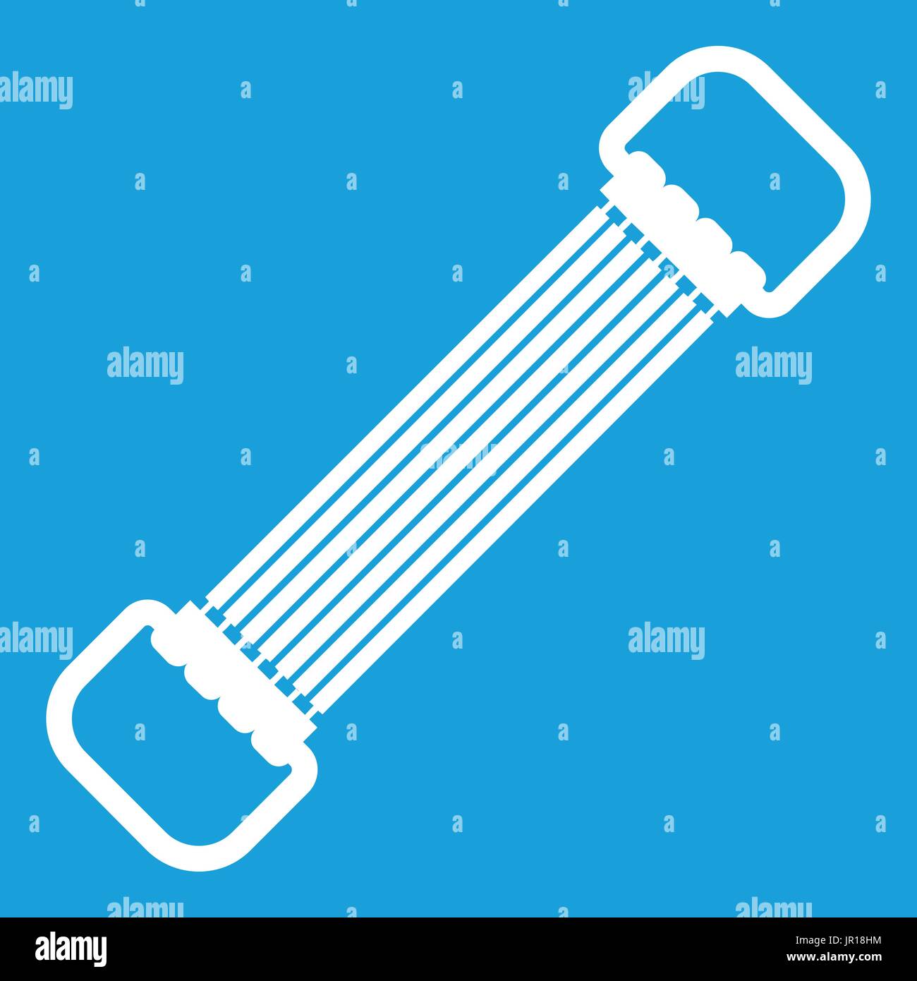 Sports stretchable belt icon white Stock Vector Image & Art - Alamy