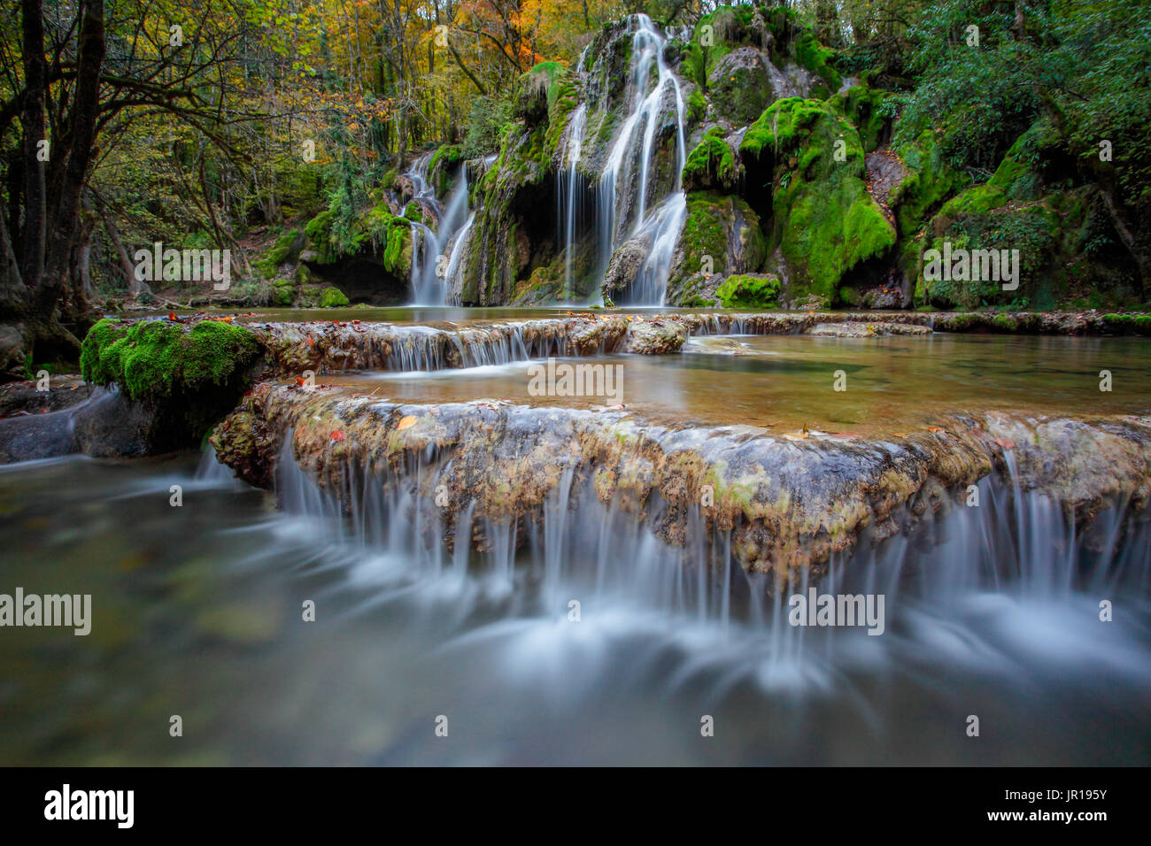 Cascade Tufs - Les Planches pres Arbois, Jura, France Stock Photo - Alamy