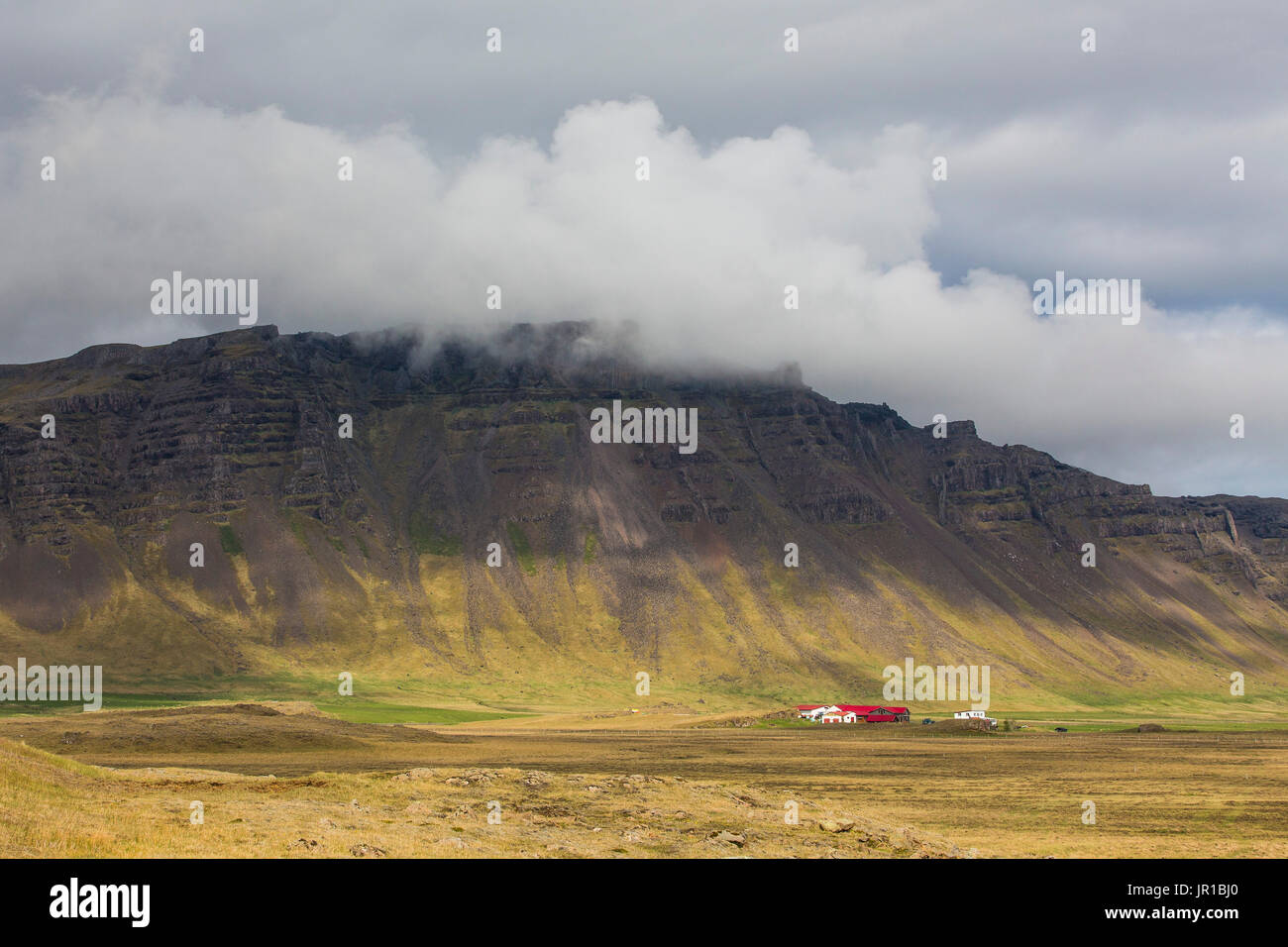 Isolated house, Iceland Stock Photo - Alamy