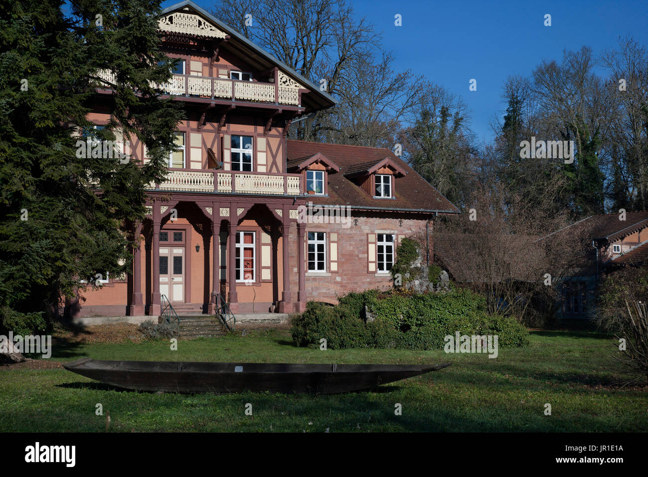House of fish farming of the Petite Camargue Alsacienne, Saint-Louis ...