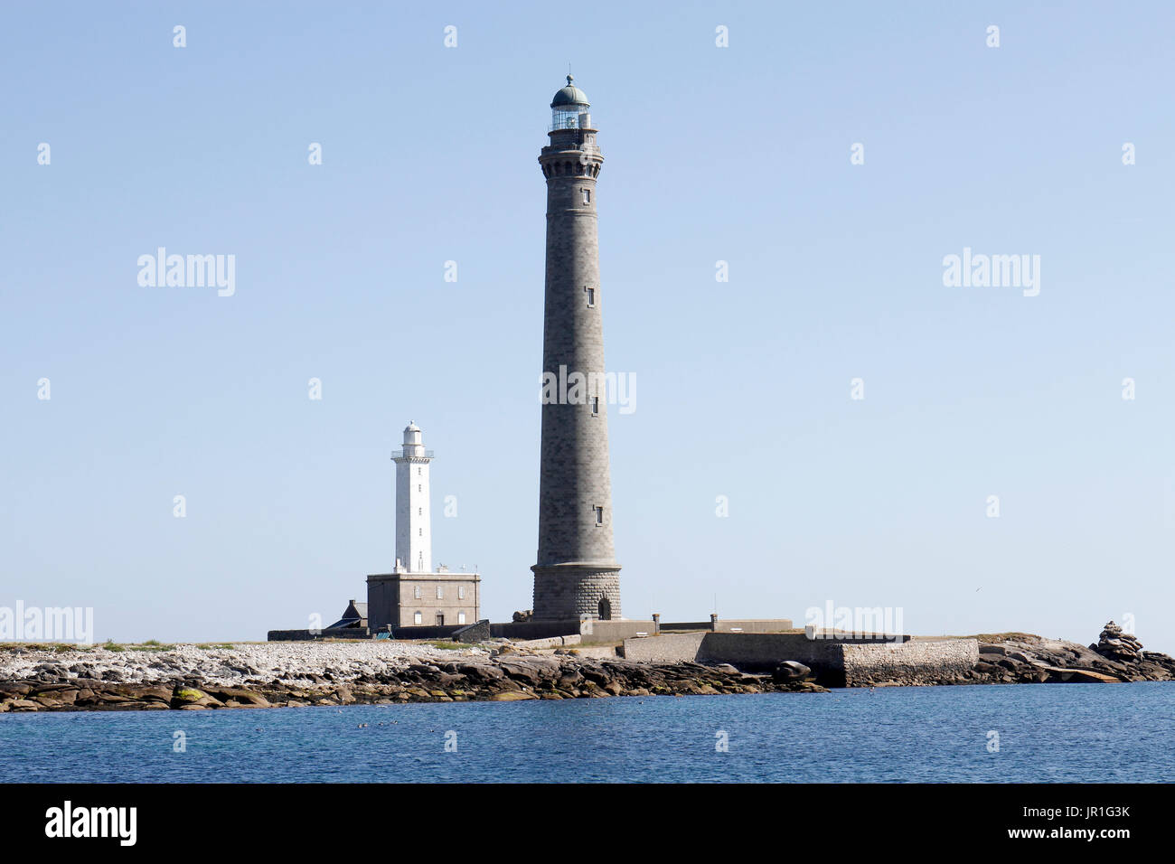 Ile Vierge Lighthouse is one of the highest in the world, located in ...