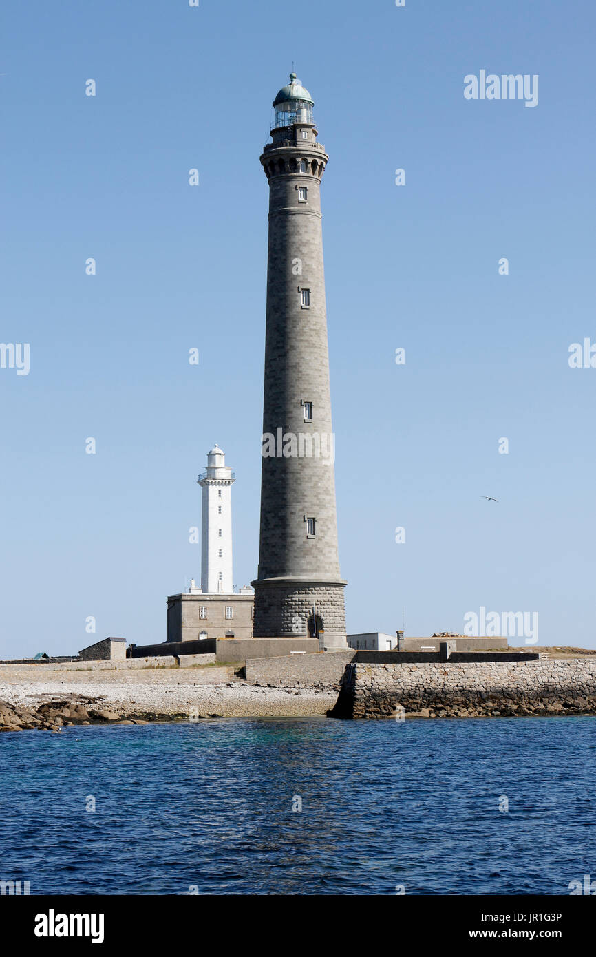 Ile Vierge Lighthouse is one of the highest in the world, located in ...