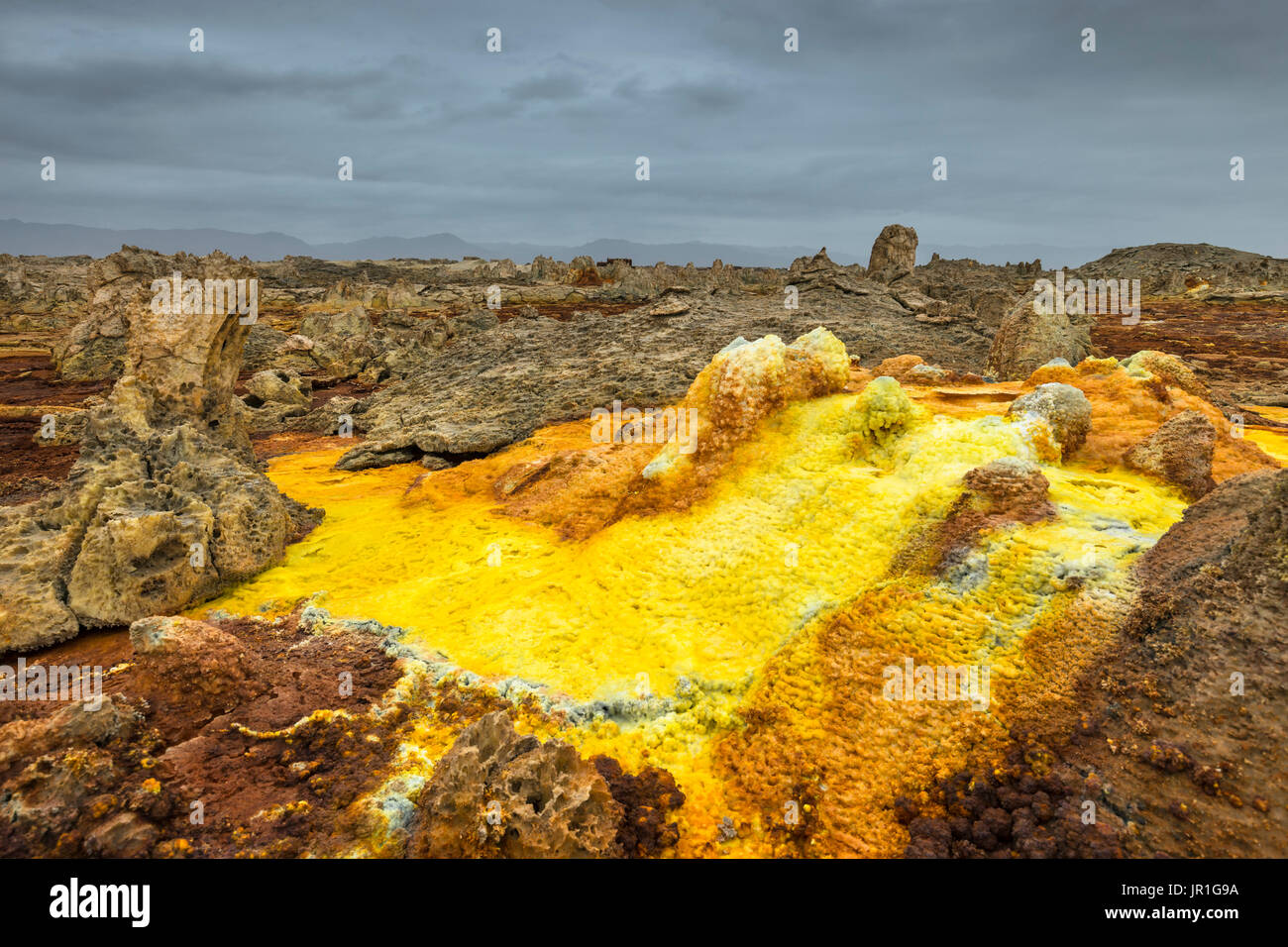 Afar triangle volcano hi-res stock photography and images - Alamy