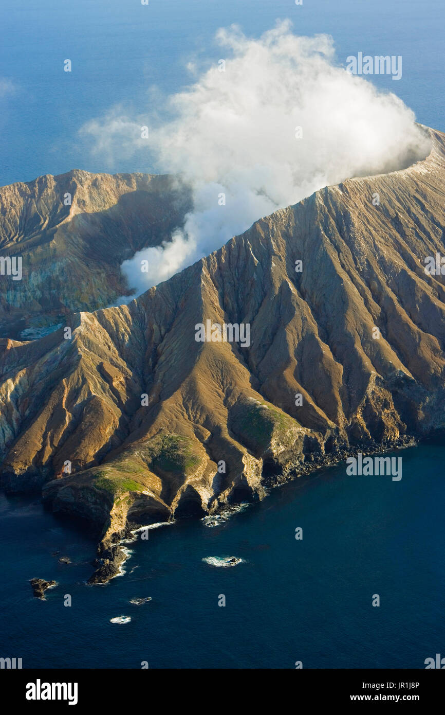 White Island, The only marine volcano in New Zealand Stock Photo - Alamy