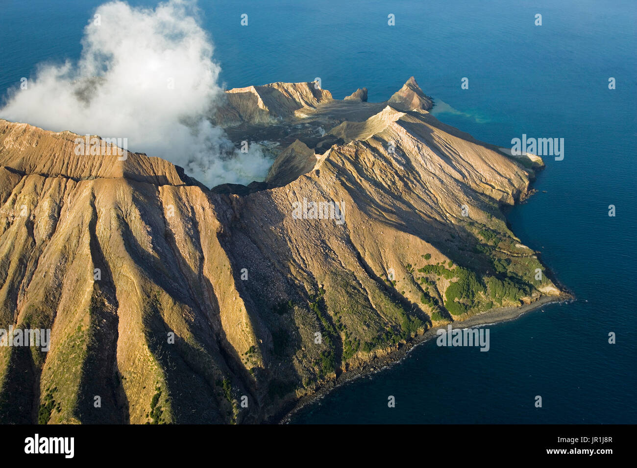 White Island, The only marine volcano in New Zealand Stock Photo - Alamy