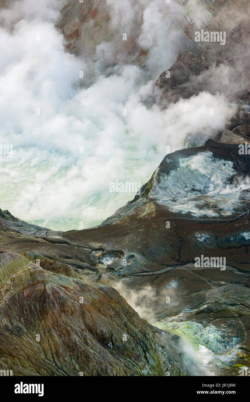 White Island, The only marine volcano in New Zealand Stock Photo - Alamy
