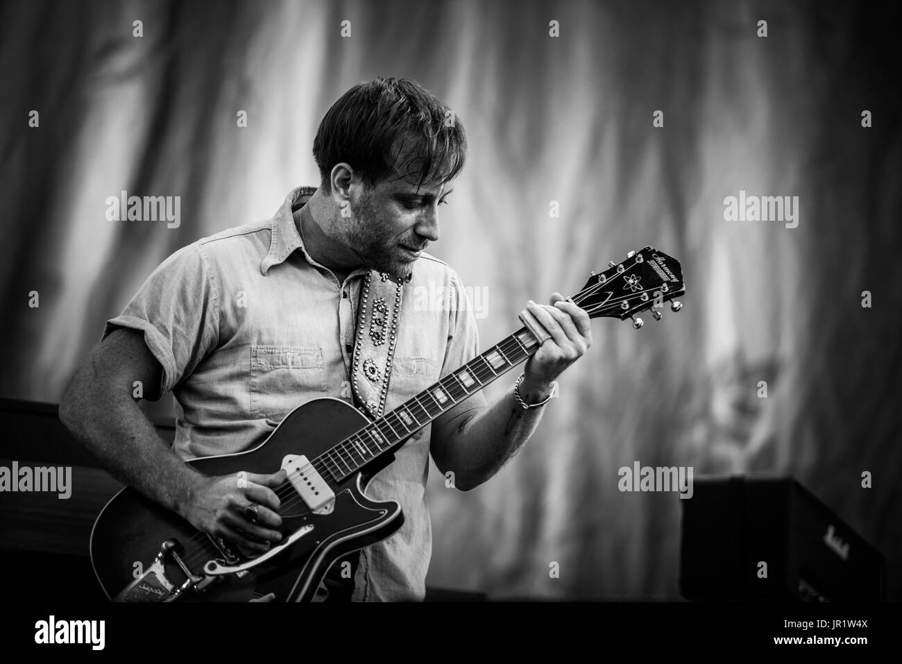 The black keys live Black and White Stock Photos & Images - Alamy