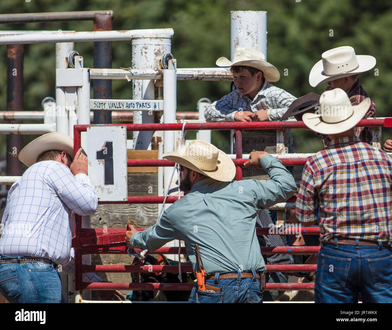 Scott valley pleasure park rodeo hi-res stock photography and images ...
