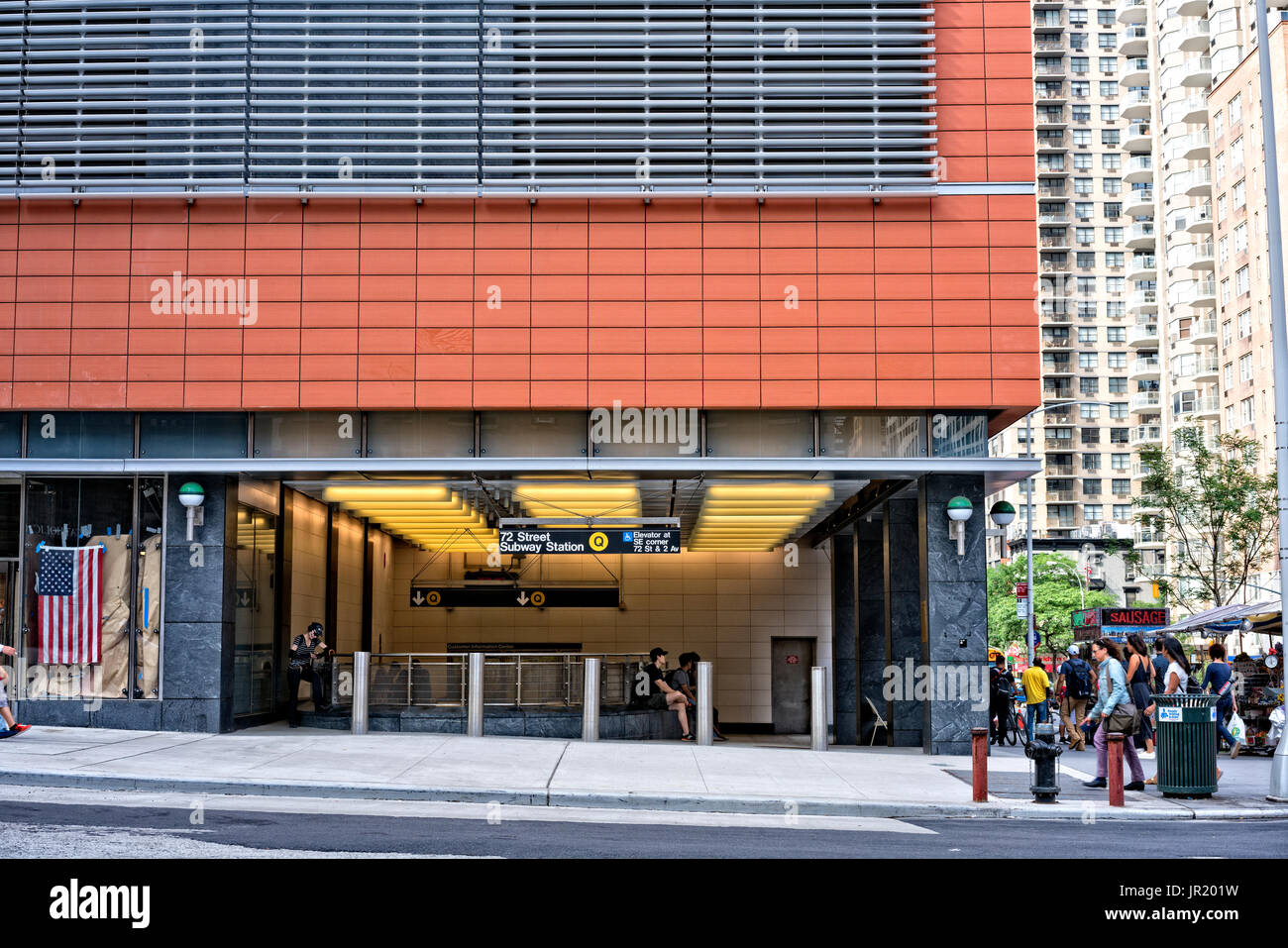 Second Avenue "Q" Subway Station at East 72nd Street and Second Avenue ...