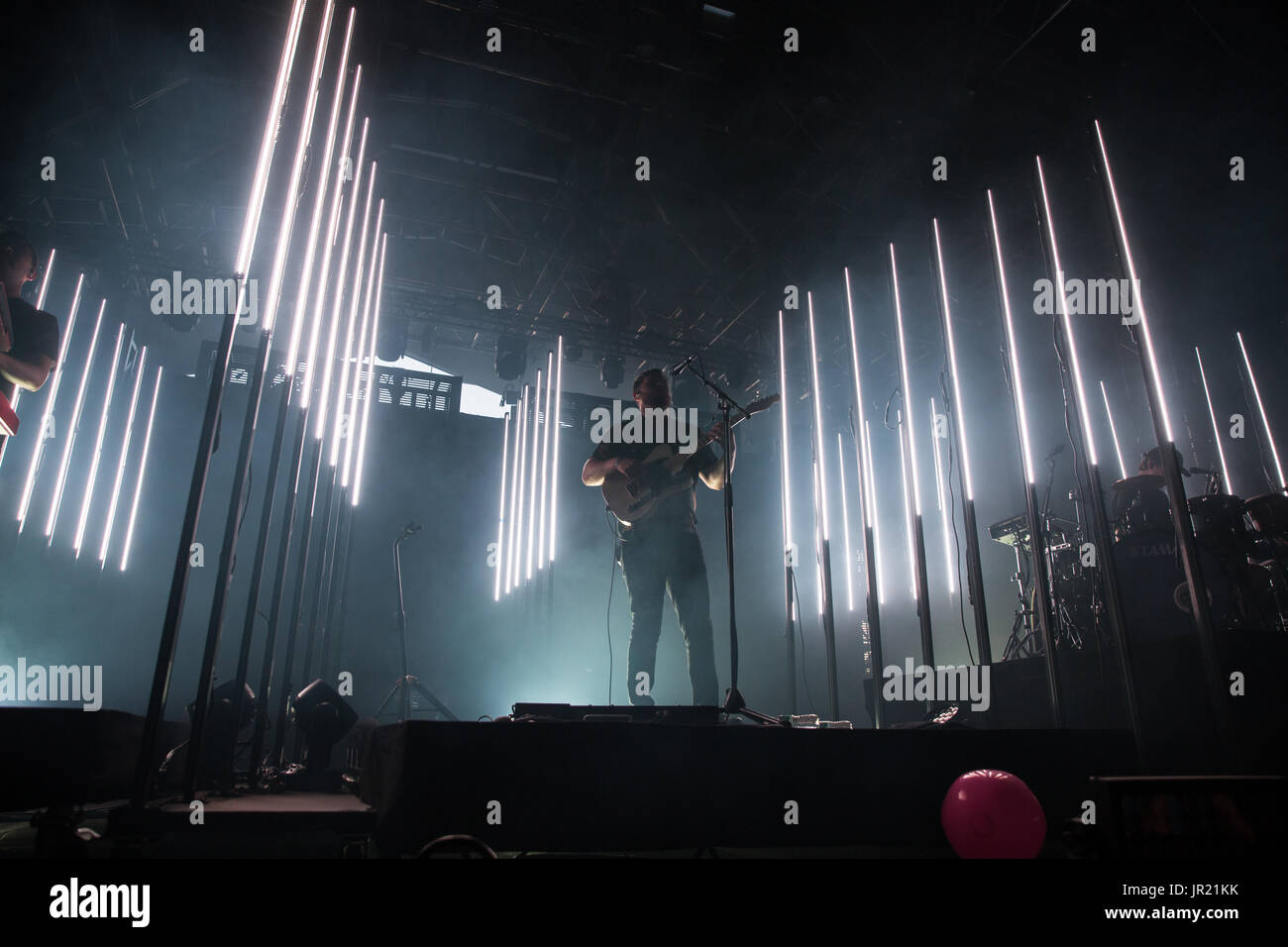 Alt-J performing at Panorama in New York City Stock Photo - Alamy