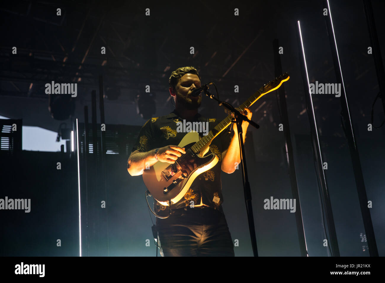 Alt-J performing at Panorama in New York City Stock Photo - Alamy
