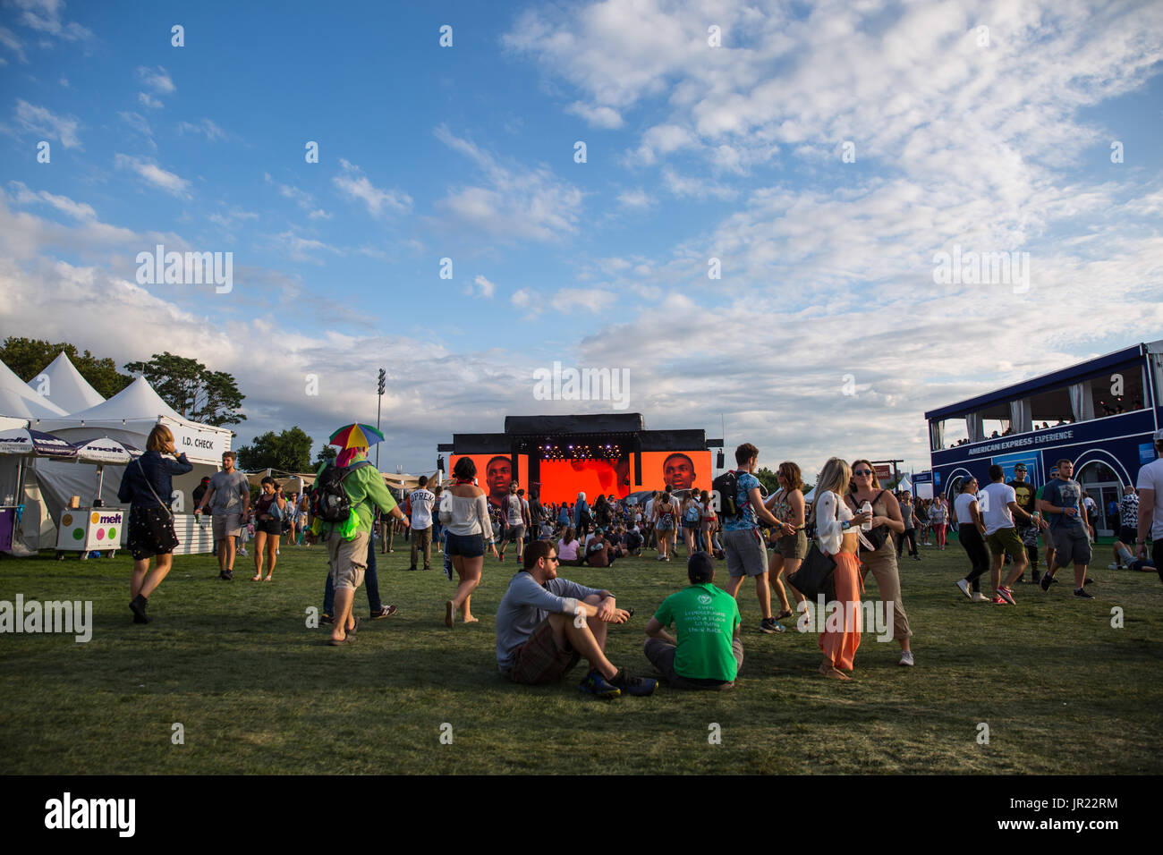 Crowd shots at Panorama Music Festival In New York City Stock Photo - Alamy