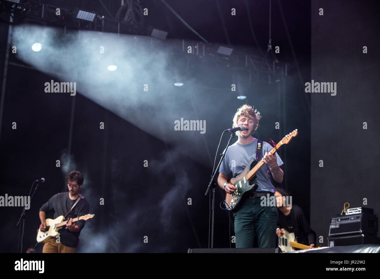 Pinegrove performing at Panorama in New York City Stock Photo - Alamy
