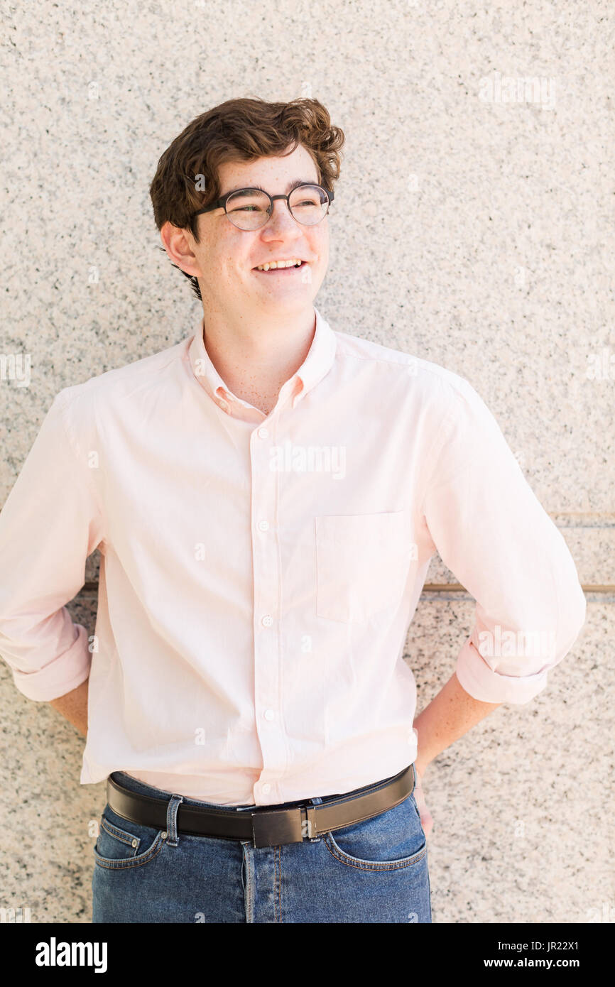 Boy in senior year of high school hi-res stock photography and images ...