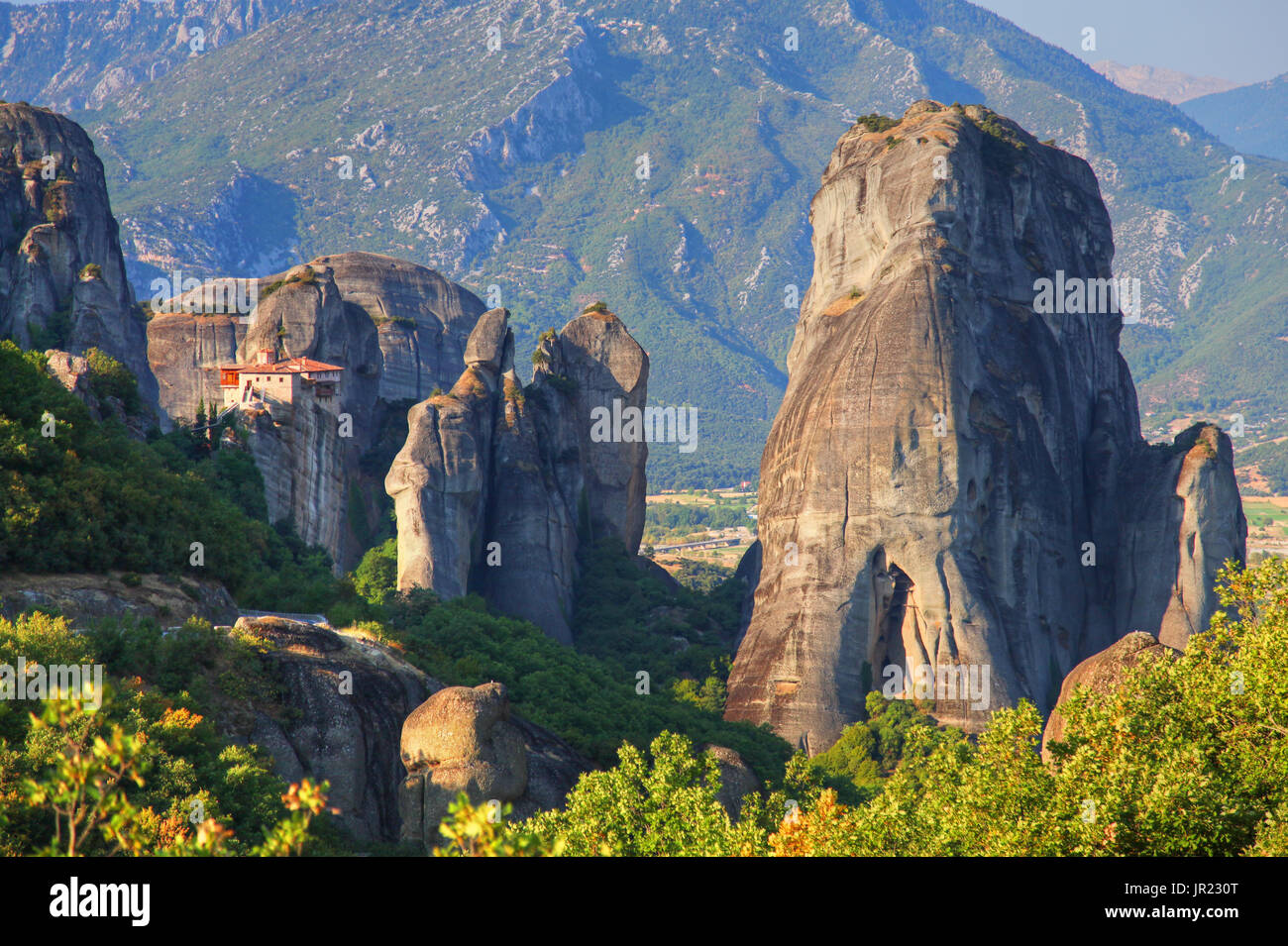 Meteora in Greece Stock Photo - Alamy