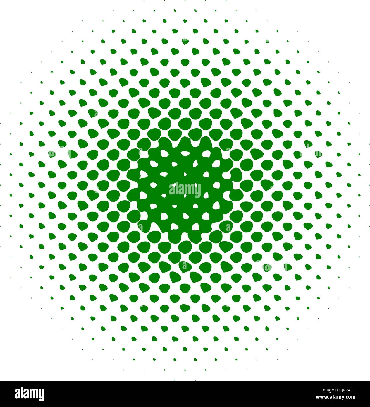 Abstract dots background in green, vector illustration Stock Vector ...