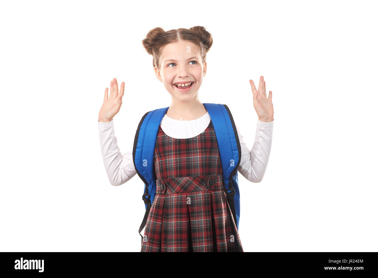 School uniform girl hi-res stock photography and images - Alamy
