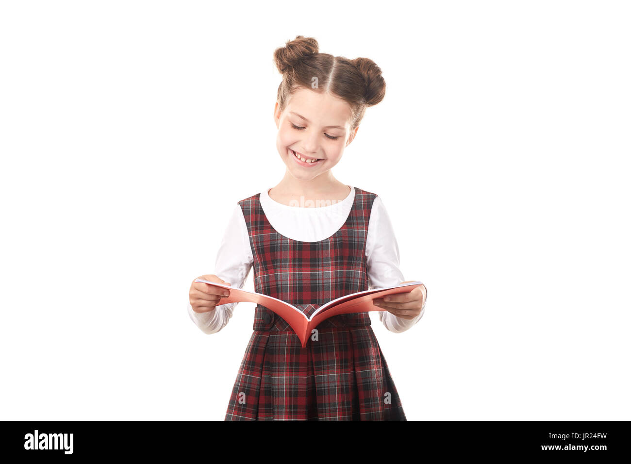 Elementary student reading Stock Photo - Alamy