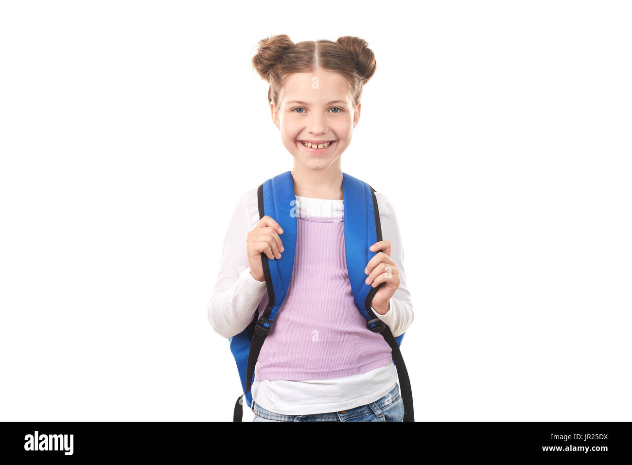 Child backpack school hi-res stock photography and images - Alamy