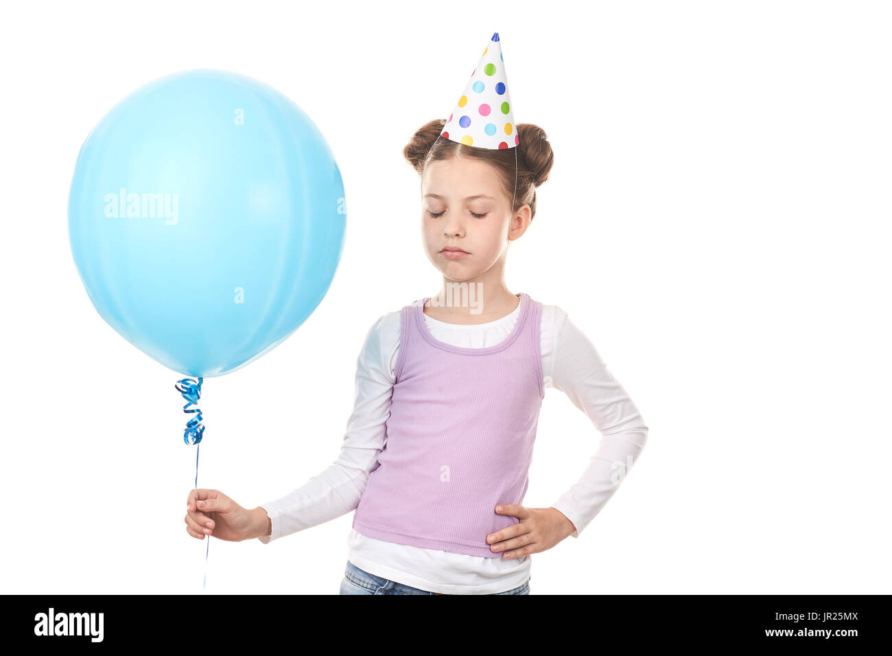 Sad kid at birthday party hi-res stock photography and images - Alamy