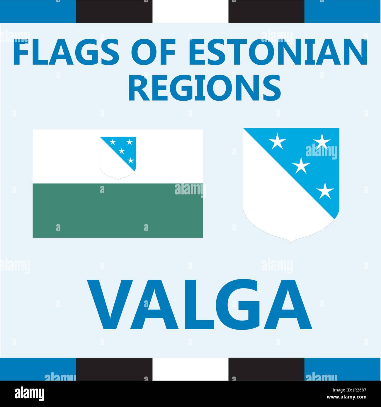 Valga vector map hi-res stock photography and images - Alamy