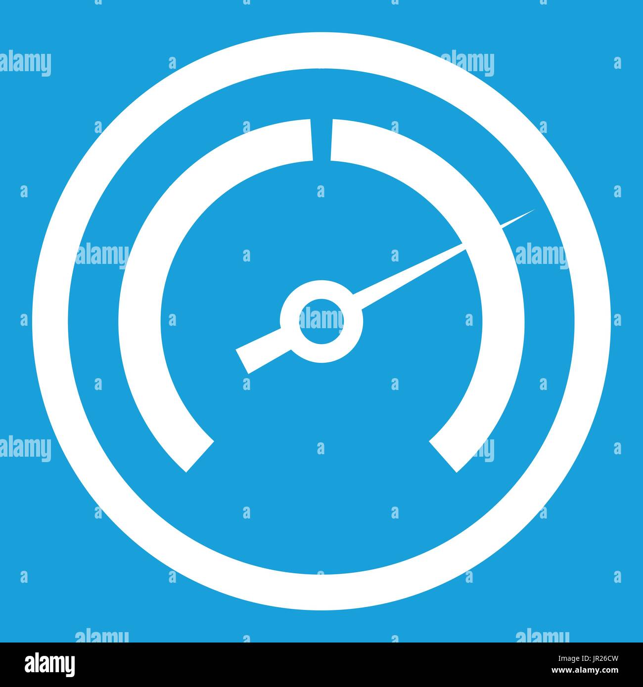 Speedometer icon white Stock Vector Image & Art - Alamy