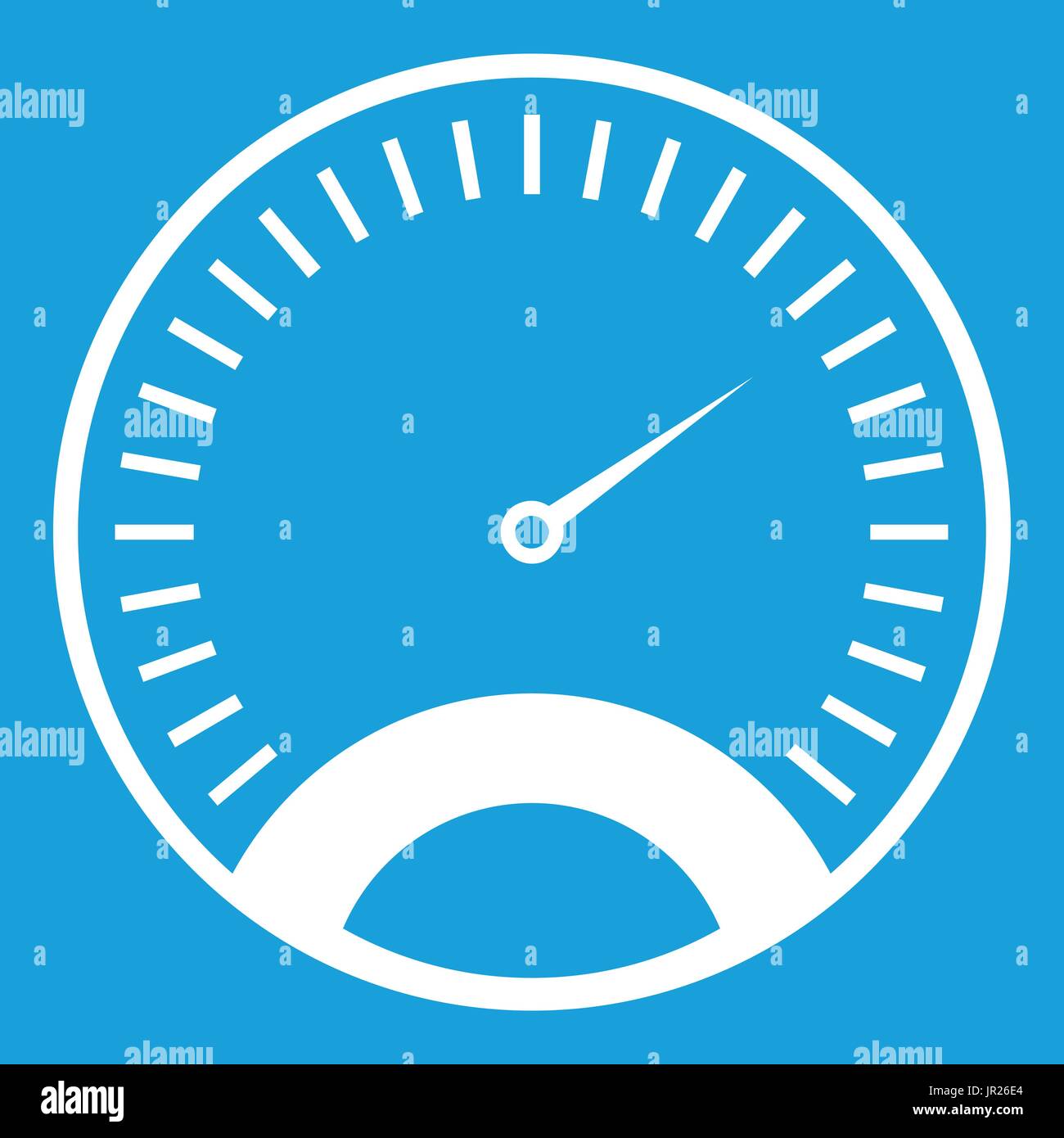 Speedometer icon white Stock Vector Image & Art - Alamy