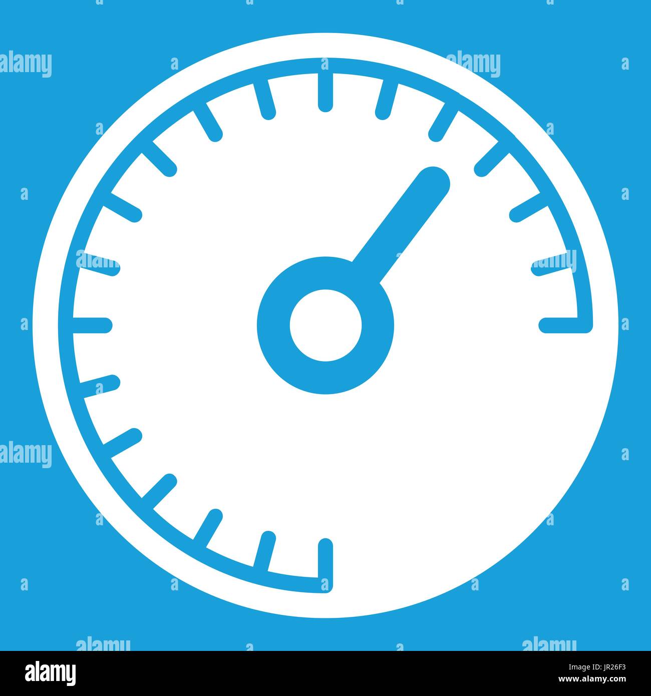 Speedometer icon white Stock Vector Image & Art - Alamy