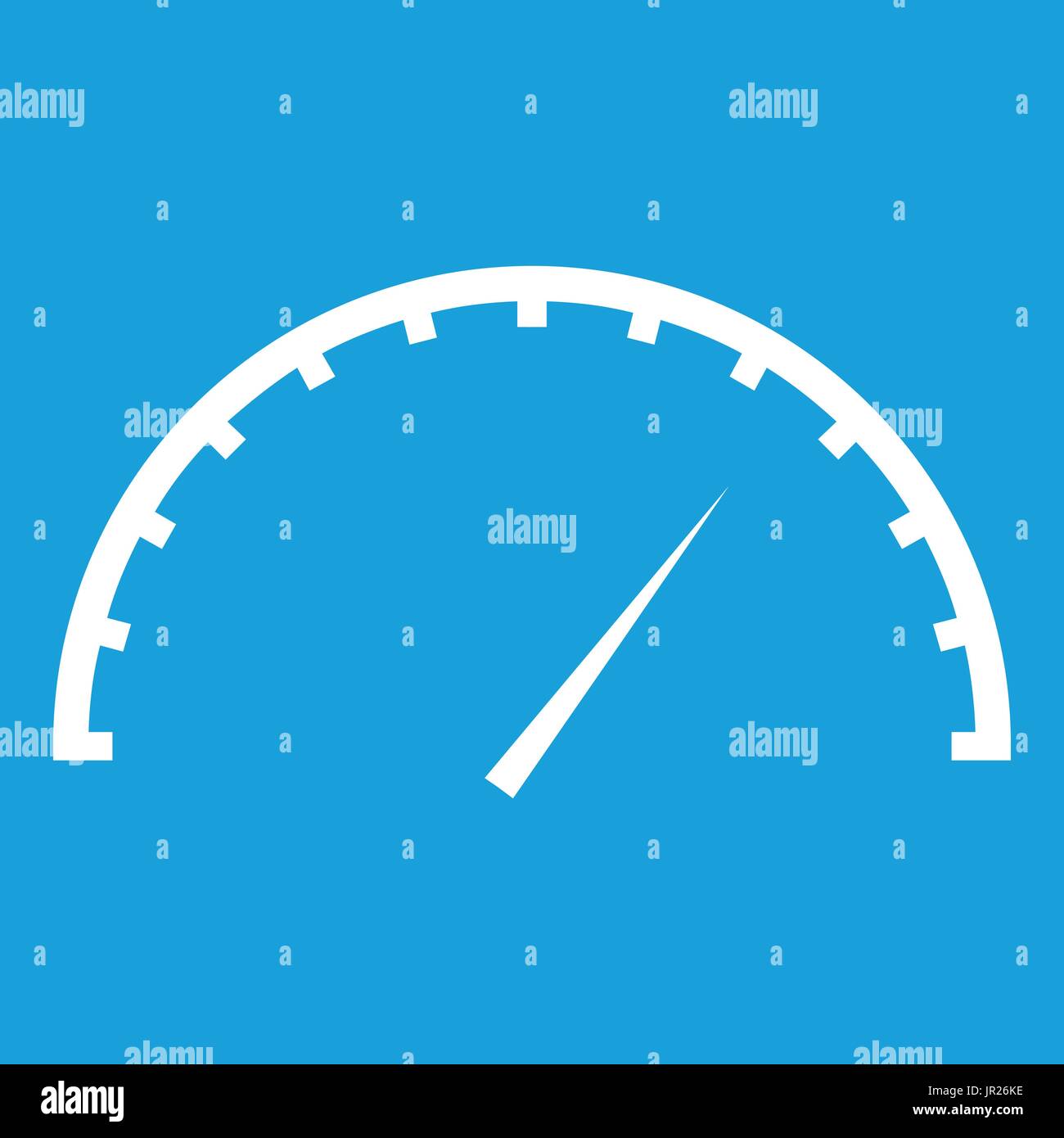 Speedometer icon white Stock Vector Image & Art - Alamy